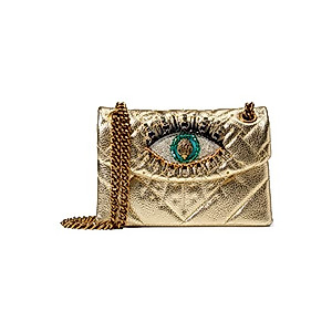 Kurt Geiger London Leather Mini Kensington Eye Gold One Size