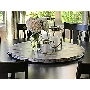 36" Large Lazy Susan for 72" Dining Table