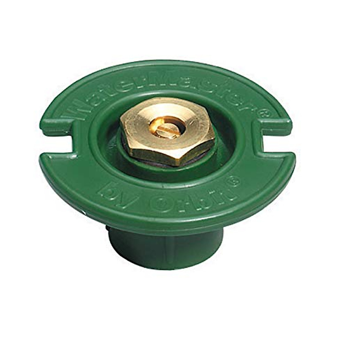 Orbit 54024 Green Flush Head Full Pattern Brass Nozzle