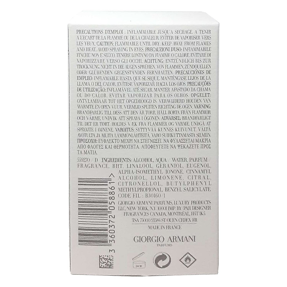 New Item GIORGIO ARMANI ACQUA DI GIO MEN EDT SPRAY 1.7 OZ ACQUA DI GIO MEN/GIORGIO ARMANI EDT SPRAY 1.7 OZ (M)