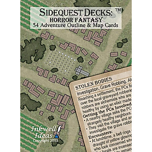 Inkwell Ideas Sidequest Decks: Horror Fantasy