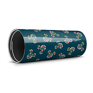 Simple Modern Disney Character Insulated Water Bottle Tumbler with Straw Lid -Stainless Steel Reusable Wide Mouth Travel Cup 24oz Tumbler Mickey Mouse Floral Riptide