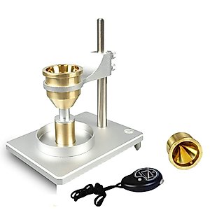 YUCHENGTECH P-o-w-d-e-r Flow Ability Tester Hall Flow Meter Bulk Density Meter P-o-w-d-e-r Bulk Density Meter for Metal PVC/PE P-o-w-d-e-r (Standard Hall Flow Meter (with a 2.5mm and a 5.0mm)