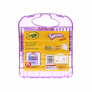 Crayola Mini Twistables Crayons & Paper Set, 65 Pieces, Gift for Kids