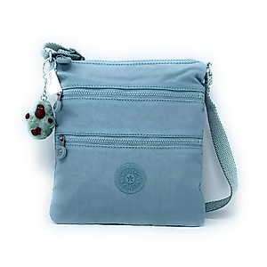 Kipling Women’s Keiko Crossbody Mini Bag, Lightweight Adjustable Purse, Durable Nylon Shoulder Sling (Serene Green)