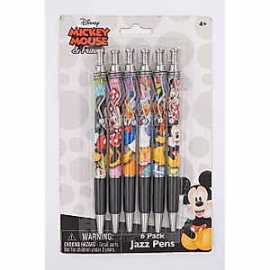 Mickey & Friends Jazz Pens - Set of 6