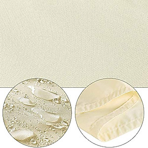 æ—  13x13x19 Ft Waterproof Sun Shade Sail, Triangle Canopy Awning Shelter Oxford Cloth UV Blockage Sun Shade Cover for Patio Garden Outdoor