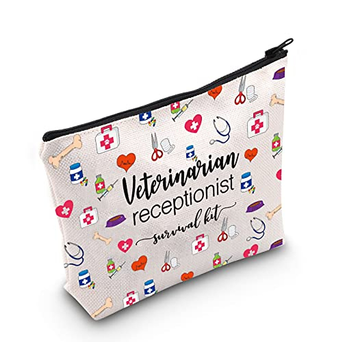 TSOTMO Vet Receptionist Gift Veterinarian Gift Vet Tech Gift Veterinarian Survival Kit Bag Animal Rescue Gift for Vet Assistant Veterinary Medicine Gift (Vet receptionist)