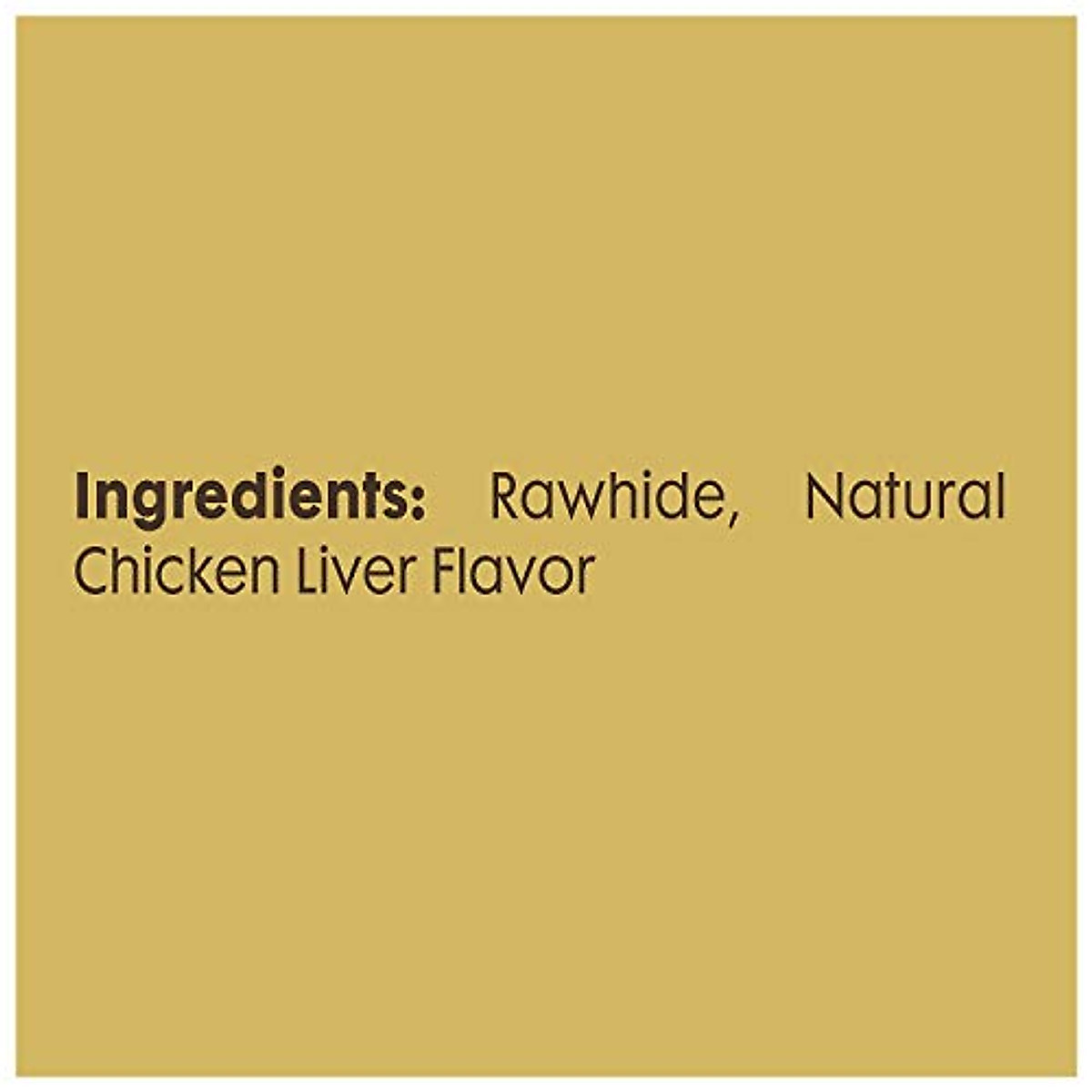 Better Belly Chicken Liver Small Rawhide Rolls, 20-Count