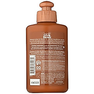 Garnier Whole Blends Smoothing Leave-in Conditioner, Coconut Oil & Cocoa Butter 10.2 Fl Oz (1 Count)