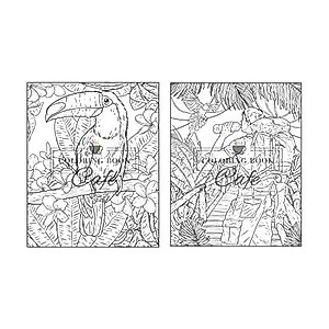 100 Wildlife Scenes: An Adult Coloring Book Featuring 100 Most Beautiful Wildlife Scenes with Animals, Birds and Flowers from Oceans, Jungles, Forests and Savannas