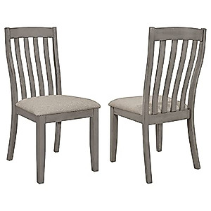 Coaster Furniture Nogales Slat Back Coastal Grey (Set of 2) Side Chair 109812