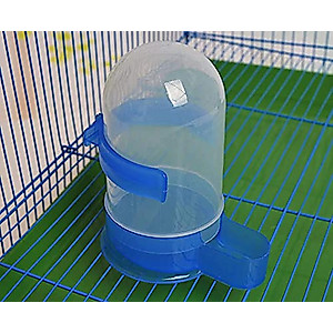 Bird Food Feeder Dispenser Feeding Bottle Bowl for Parrot Parakeet Cockatiel Conure Lovebird African Grey Cockatoo Budgie Finch Canary Cage Accessories