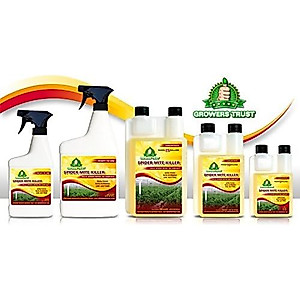 Growers Trust Spider Mite Killer Non-Toxic, Biodegradable - Natural Pesticide -Organic Ingredients- Earth Friendly Pest Control-(Solution Makes 5 gallons RTU )