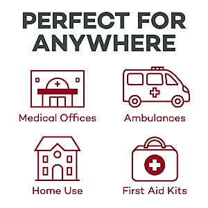 Dealmed 5" x 9" Abdominal (ABD) Combine Pads, Sterile, Individually Wrapped, Disposable, Latex-Free Wound Dressing for First Aid Kit and Medical Facilities, 20/Box (Pack of 1)