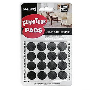 IDS Online Dining Side Chair with Foot Pad Black Modern Style PU Leather