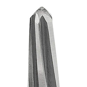 Accusize Industrial Tools H.S.S. Spiral Flute Aligning Reamer, 5/8'' Cutting Diameter, 1/2'' Shank Diameter, 0522-0058