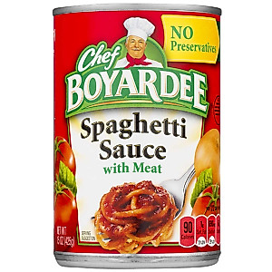 Chef Boyardee Spaghetti Sauce With Meat (Pack of 24)