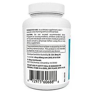 Dr. Berg's Sea Kelp Enhanced - Pure Healthy Thyroid Support Natural Antioxidants & Iodine Supplement w/Organic Sea Kelp, Blue-Green Algae & Red Algae - Immune System & Metabolism Support 90 Capsules