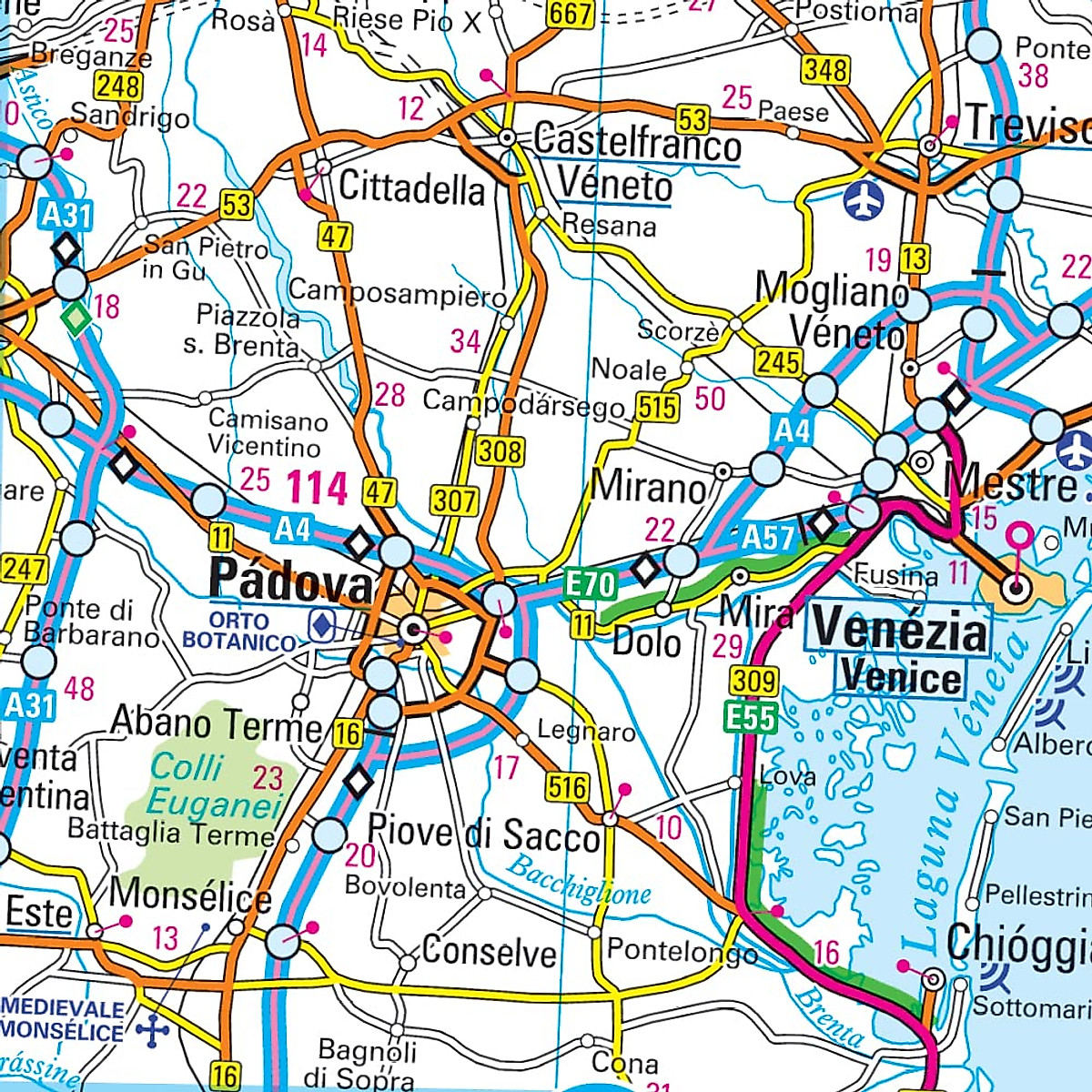 2023 Philip's Big Road Atlas Europe: (A3 Spiral binding)