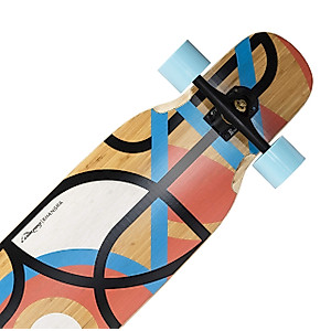 Loaded Boards Bhangra V2 Bamboo Longboard Skateboard Complete (77a 4 President, Flex 2)