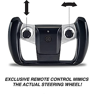 Hot Wheels 1:10 Tesla Cybertruck Radio-Controlled Truck & Electric Cyberquad, Custom Controller, Speeds to 12 MPH, Working Headlights & Taillights, For Kids & Collectors [Amazon Exclusive]