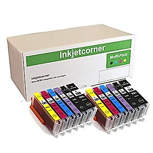 Inkjetcorner Compatible Ink Cartridges Replacement for 280 281 PGI-280XXL CLI-281XXL for use with TS8322 TS8320 TS9120 TS8120 TS8220 TS8222 Printer (12-Pack)