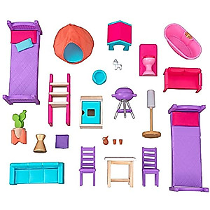 KidKraft Pool Party Mansion Dollhouse with 26 Accessories - 3+ Years 4ft 11 Inches 1.5m