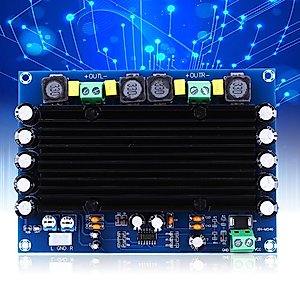 2-Channel Amplifier Module, XHM546 TPA3116D2 High Power Potentiometer Board, Amplifier Module, Speakers for Bookshelf Speakers CRT TVs Home Theater