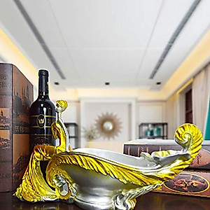 ZYZMH Beauty Wine Rack Home Accessories Resin Crafts Decoration Living Room Wine Cabinet Decoration