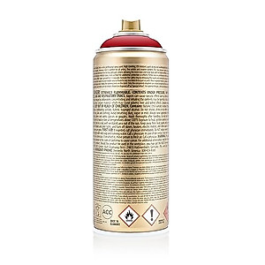 Montana Cans GOLD Spray Paint, 400ml, Shock Kent Blood Red, MXG-S3020