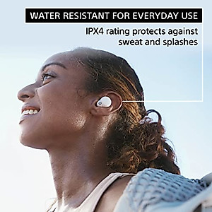 Sony LinkBuds S Truly Wireless Noise Canceling Earbud Headphones with Alexa Built-in, White (Renewed)