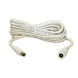Extension Cable (12V) 10 Foot Works for Foscam FI9828W, FI9805W, FI8919W, FI9804W, FI8602W, Ocli Outdoor, White
