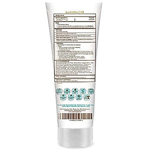 Australian Gold Botanical Sunscreen Tinted Face Mineral Lotion SPF 50, 3 Ounce | Broad Spectrum | Water Resistant