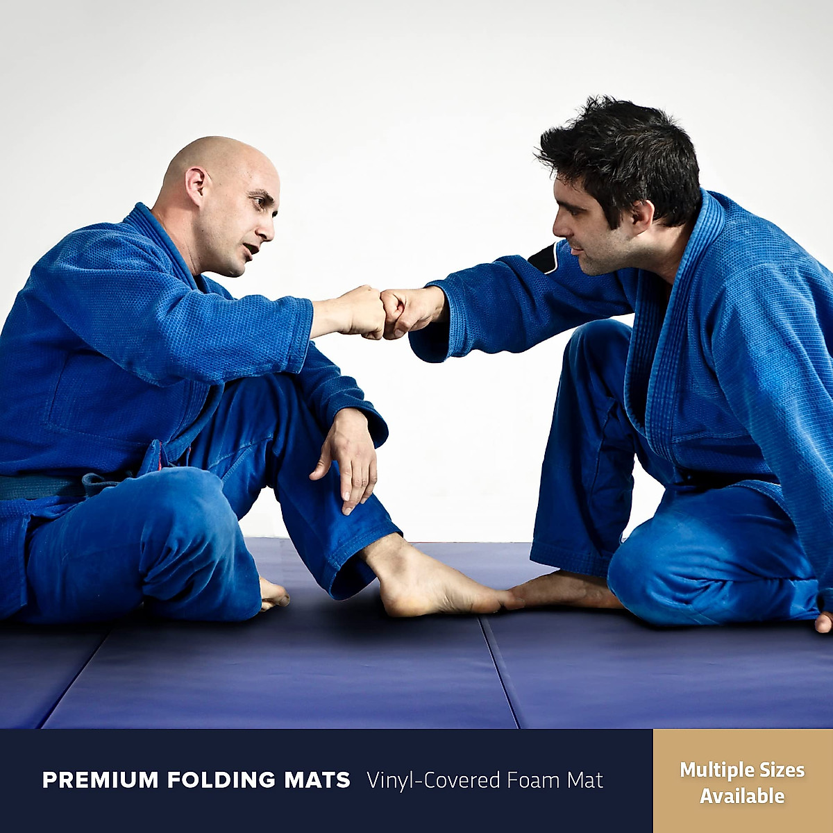 IncStores 2 Inch Thick Mat for Gymnastics | Foldable Vinyl-Covered Foam Exercise Mat Made to Help You Tumble, Cheer, Dance, Stretch, and Jump in Comfort and Style | 4'x8', Pink