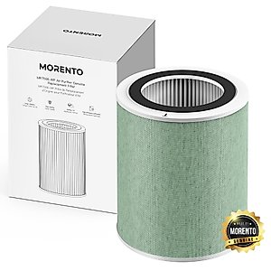 MORENTO MR7566 Air Purifier Replacement Filter for MR7566 Air Purifer, High-Efficiency Activated Carbon Filter，4-in-1 Air Purifier Filter, Original Standard Version- 1 Pack