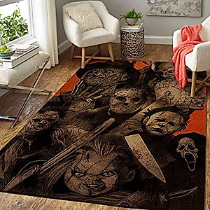 Horror Squad for Halloween Area Rug Home Decor (Medium)