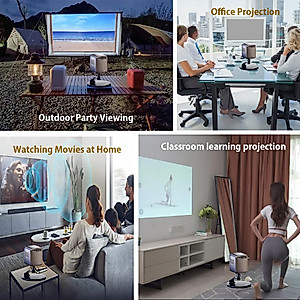 HVAYING Desktop Projector Stand Adjustable Tilt with 1/4" Screw - Ideal for Home, Office, and Studio - Compatible and Most LCD/DLP Video Projector
