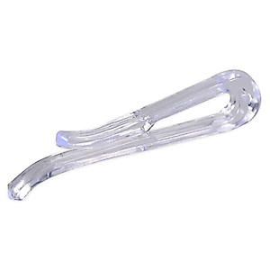 300pcs U Shape Shirt Clip 38mm Transparent Plastic Alligator Clip Shirt Fixing Packing Clip U Shape Clothespins for Ties Socks Pants Shirts