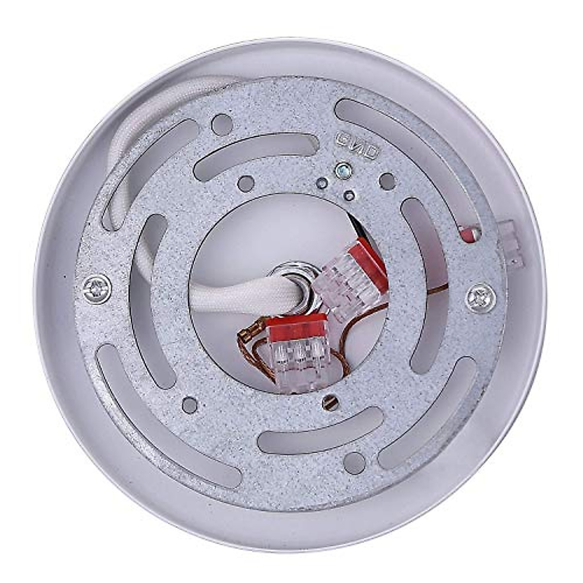 CLOUDY BAY LED Flush Mount Ceiling Spot Light,CRI90+ 8W 600lm 3000K Warm White Dimmable,Adjustable Tilt Angle Ceiling Light Fixture,White Finish