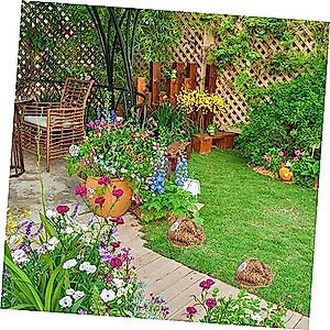 Uonlytech 4 Pcs Stone Lamp Waterproof Garden Light Imitation Stone Spotlight Resin Light Adornment Led Stone Light Garden Stone Light Landscape Modeling Light