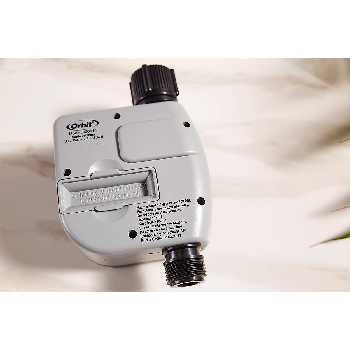 Orbit 62061Z Single-Outlet Hose Watering Timer, 1, Green