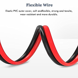 2 Pack SAE Power Socket Sidewall Port, Weatherproof SAE Quick Connector Harness, SAE Adapter Male Plug to Female Socket Cable 12AWG SAE Cable with 8 Screws for Solar Generator Battery Charger