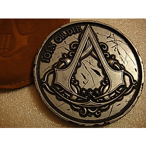 Assassins Creed III 3 Join Or Die Medallion Coin from Limited Freedom Edition with Original Pouch
