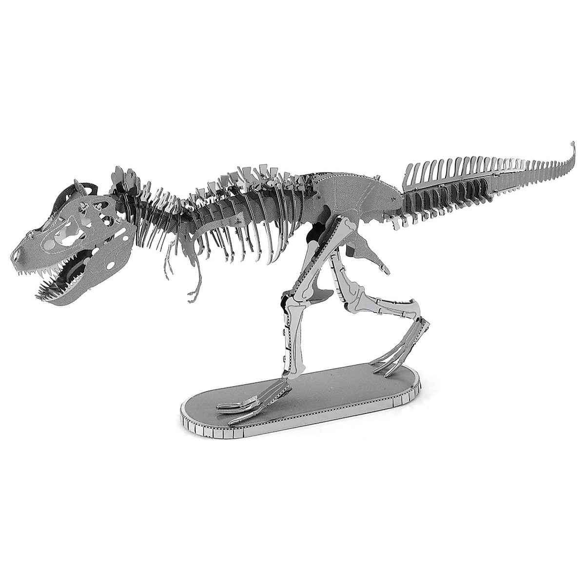 Metal Earth Fascinations 3D Metal Model Kits Set of 4 Dinosaurs - T-Rex, Stegosaurus, Triceratops and Pteranodon