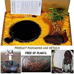 Floating Flowerpot-Floating Bonsai-Home Decoration Floating Bonsai-Creative Design Bonsai-Home Office Decoration-Fun Gift,A