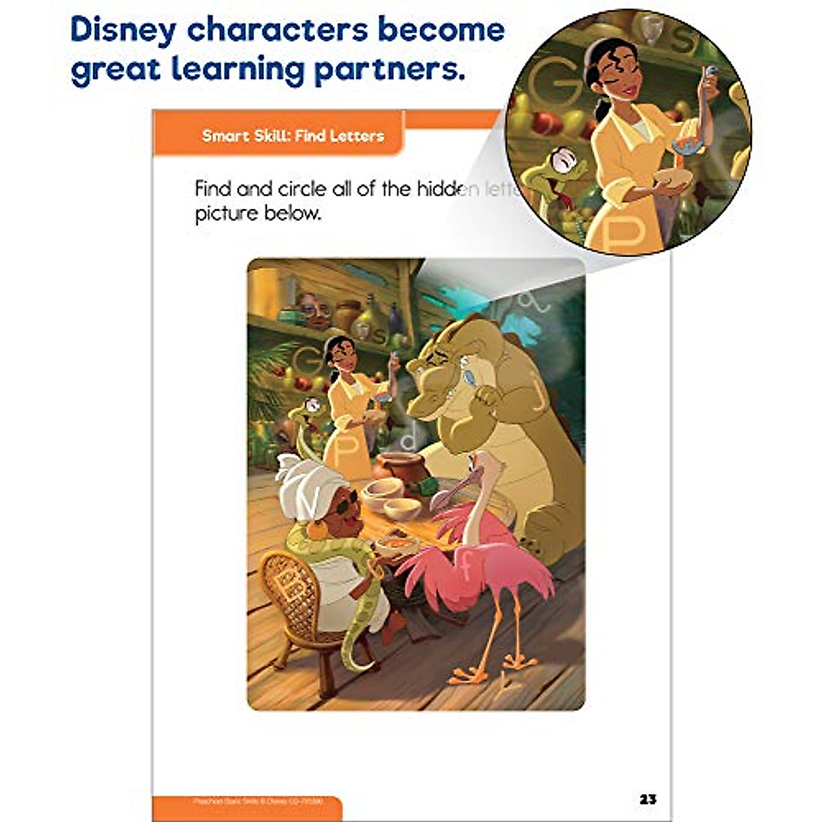 Disney Learning Preschool Basic Skills Workbook―Handwriting, Letter Recognition, Counting, Language Arts and Math Practice for Ages 4-5, Smart Skills Series (64 pgs)