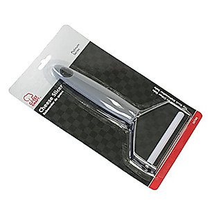 Chef Craft Select Plastic Handle Cheese Slicer, 7 inches in length 3.5 inch stainless steel wire, Gray