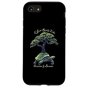 iPhone SE (2020) / 7 / 8 Tortoise and Bonsai. Tortoise carrying Bonsai on carapace Case