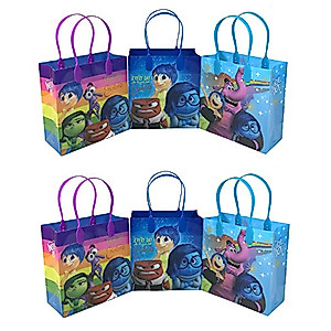 Inside Out Emotions Party Favor Gift Goodie Bag - 12 Pieces